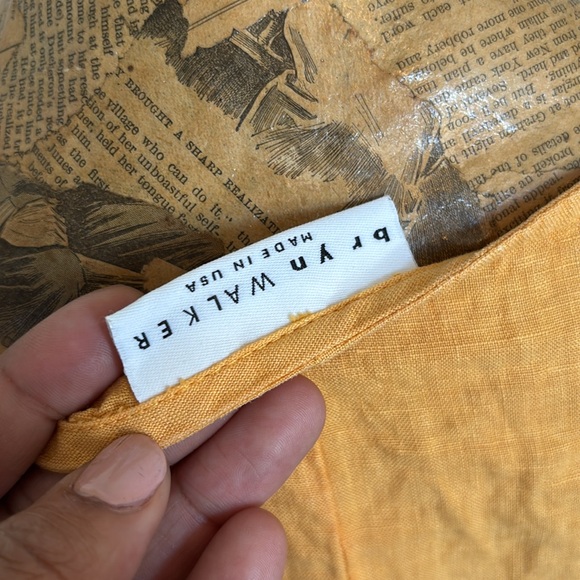 bryn Walker | Tops | Bryn Walker Linen Shirt Tunic High Low Made In Usa ...